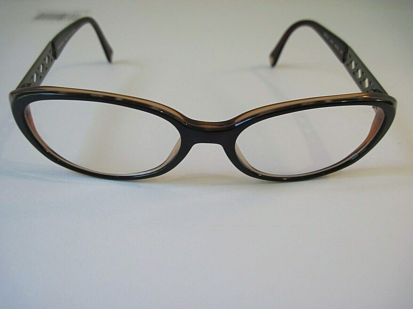 Authentic Chanel 3087-B c.847 Black/Brown 52mm Frames Eyeglasses RX ...