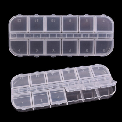 1PC Dental Storage Box 12 Container Dental Orthodontic Brackets Bands ...