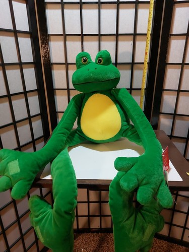 Fiesta Plush Frog 30” Piggyback Pal Green Hands & Feet wrap. | eBay