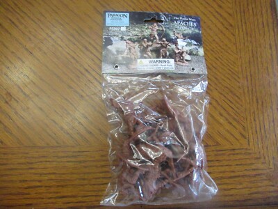 Paragon Scenics & Miniatures: Apache Set #1 1/32 12 Figures Rust color ...