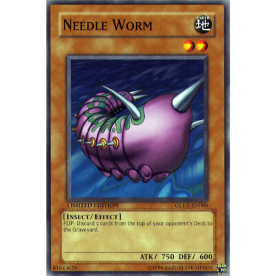 Needle Worm GLD1-EN006 Yu-Gi-Oh! Card Common Limited Edition | eBay