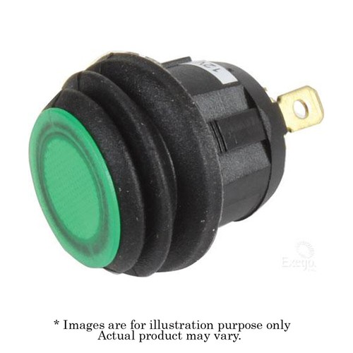 New NARVA 12V Green LED Illuminated 20A Off/On SPST Rocker Switch ...