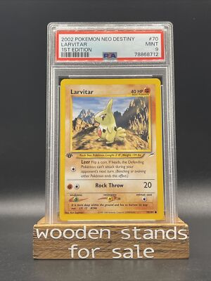 Pokemon PSA 9 1ST EDITION LARVITAR 70/105 NEO DESTINY SET - MINT | eBay