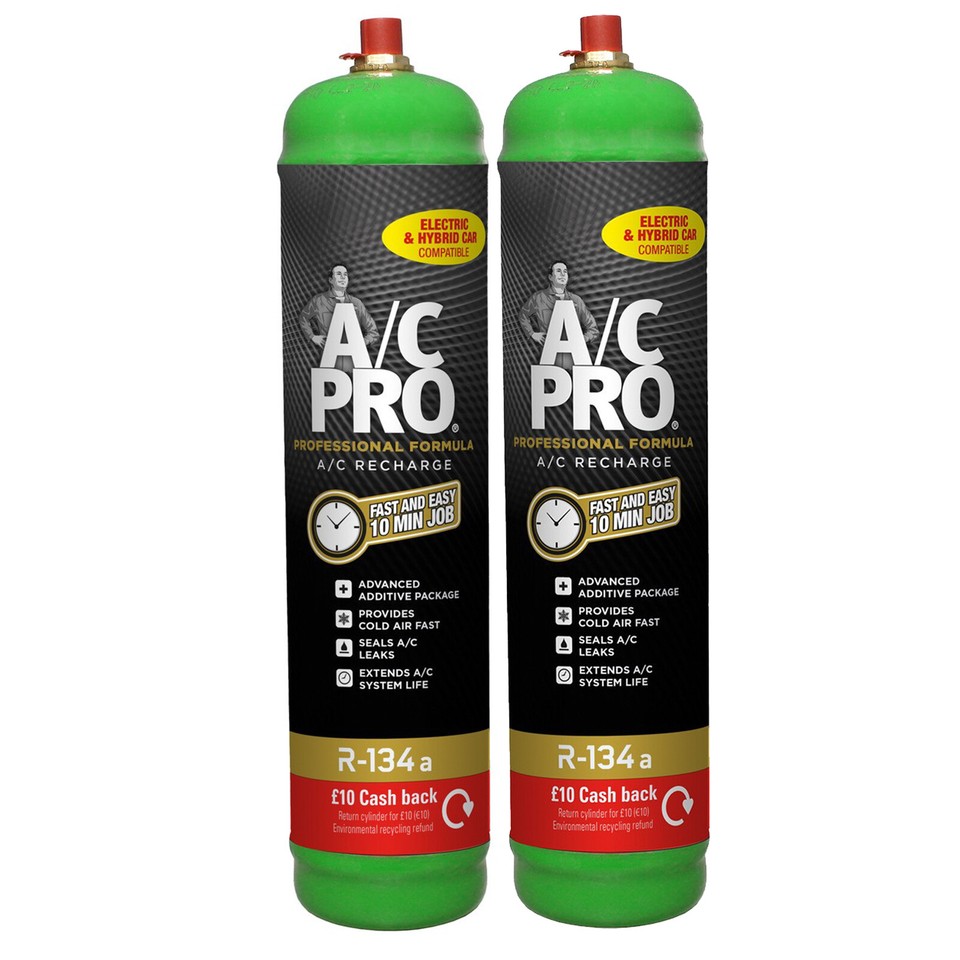 Air Con Conditioning Top up Aircon Recharge Refill Regas DIY X2 BOTTLES ...