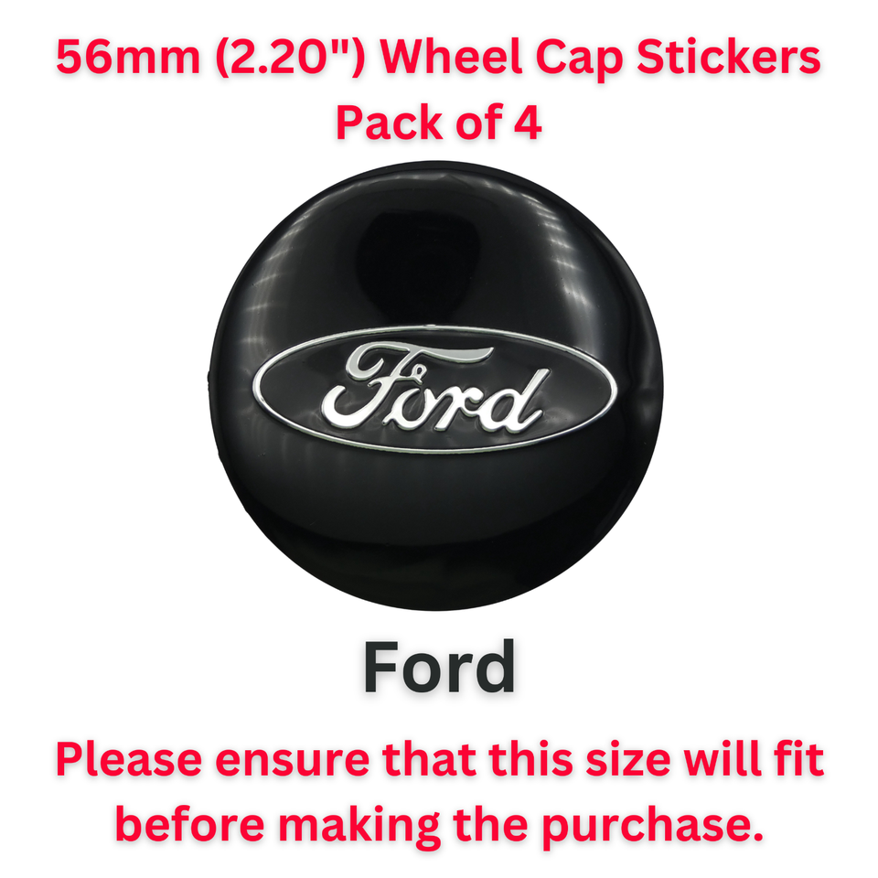(PACK OF 4) Wheel Center Cap Decals Emblems Sticker 2.20" 56mm CHOOSE ...