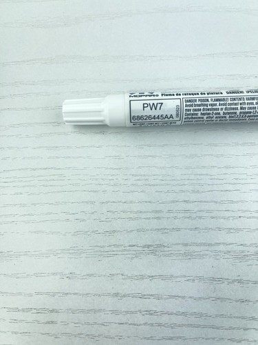 JEEP DODGE CHRYSLER PW7 BRIGHT WHITE CLEAR COAT TOUCH UP PAINT PEN ...