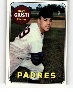 DAVE GIUSTI 1969 Topps #98 B1003AR2S106P2 FREE SHIPPING | eBay