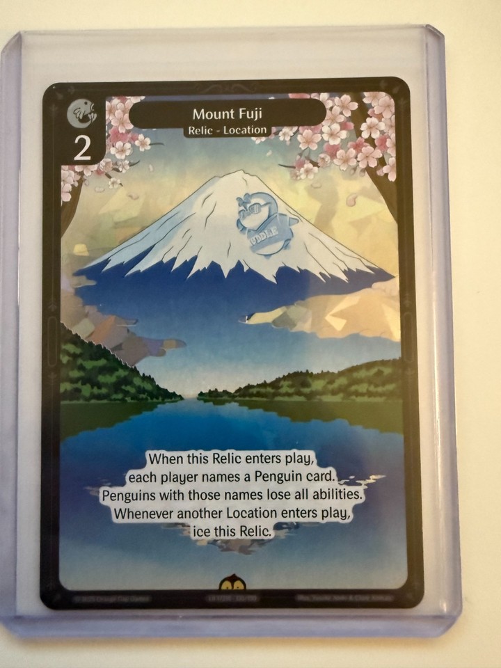 Vibes TCG Mount Fuji ARTIC FOIL - Legend of the Lils Card # 135 | eBay
