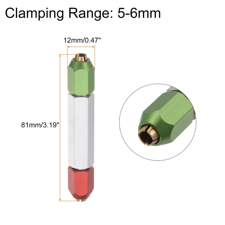 Aluminum Alloy Pin Gage Handle 5mm-6mm Clamping Range Go No Double End ...
