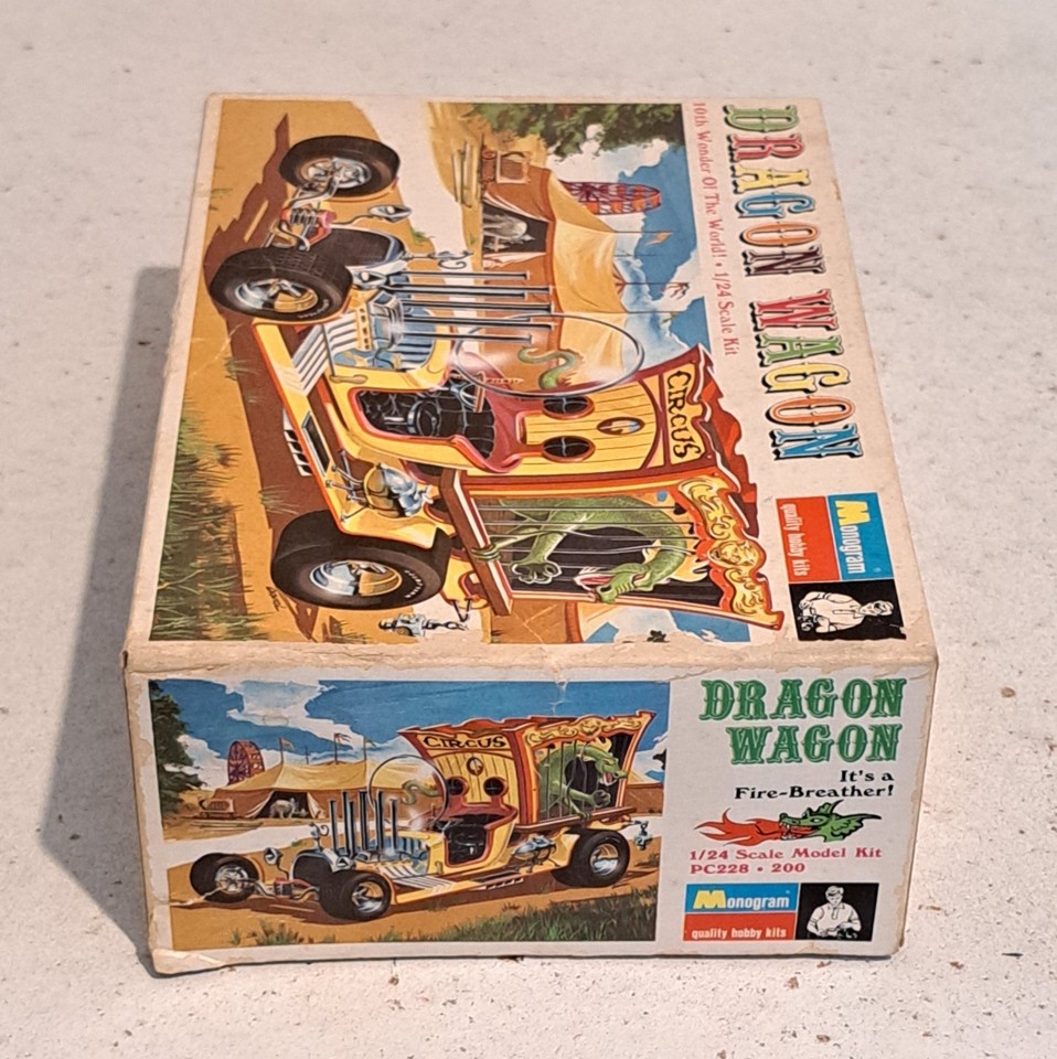 Original Issue 1969 PC228 Monogram Tom Daniel Design Dragon Wagon Model ...