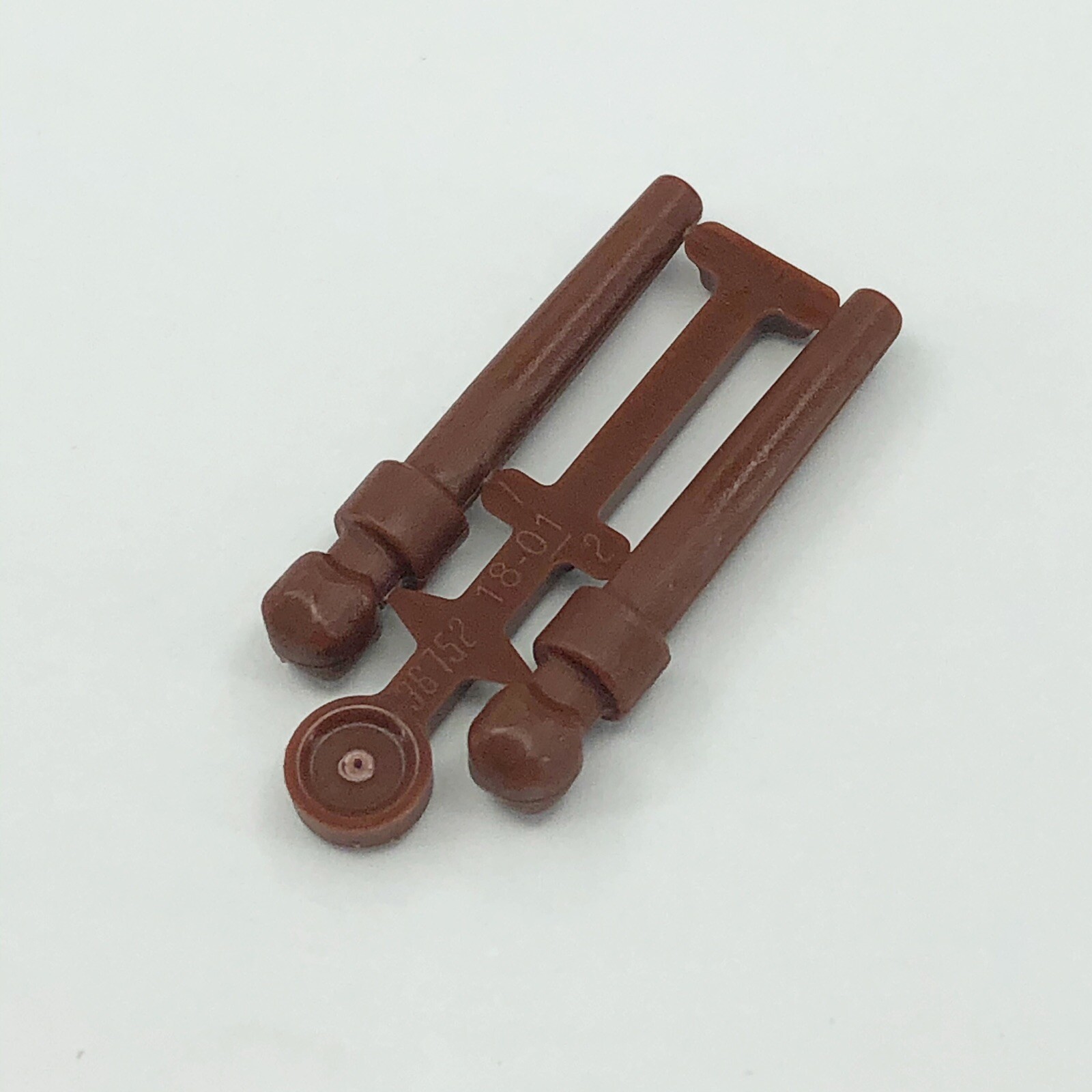 36752 LEGO Minifigure Utensil WAND Reddish Brown Minifig Accessory (2 ...