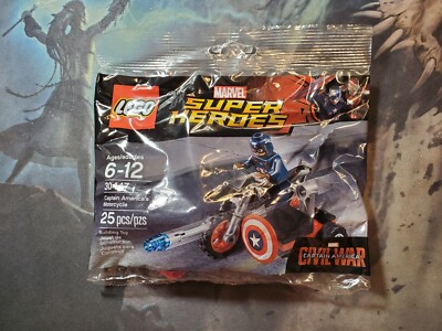LEGO 30447 - Marvel Super Heroes - Captain America's Motorcycle Promo ...