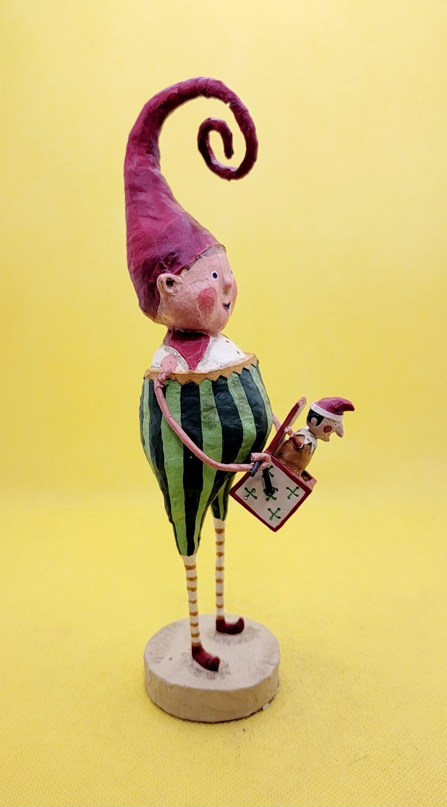 Lori Mitchell Elf Elfin Magic Christmas Figurine Folk Art Figure | eBay