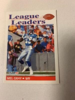 1992 Fleer Deck NFL Trading Card - Mel Gray / Detroit Lions - #467 | eBay