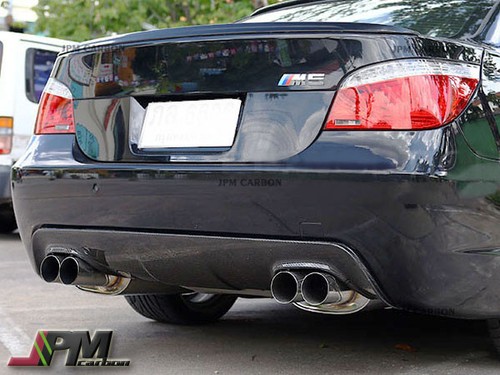 Carbon Fiber 2004-2008 BMW E60 E61 M-Tech M Sport OE Style Rear Bumper ...