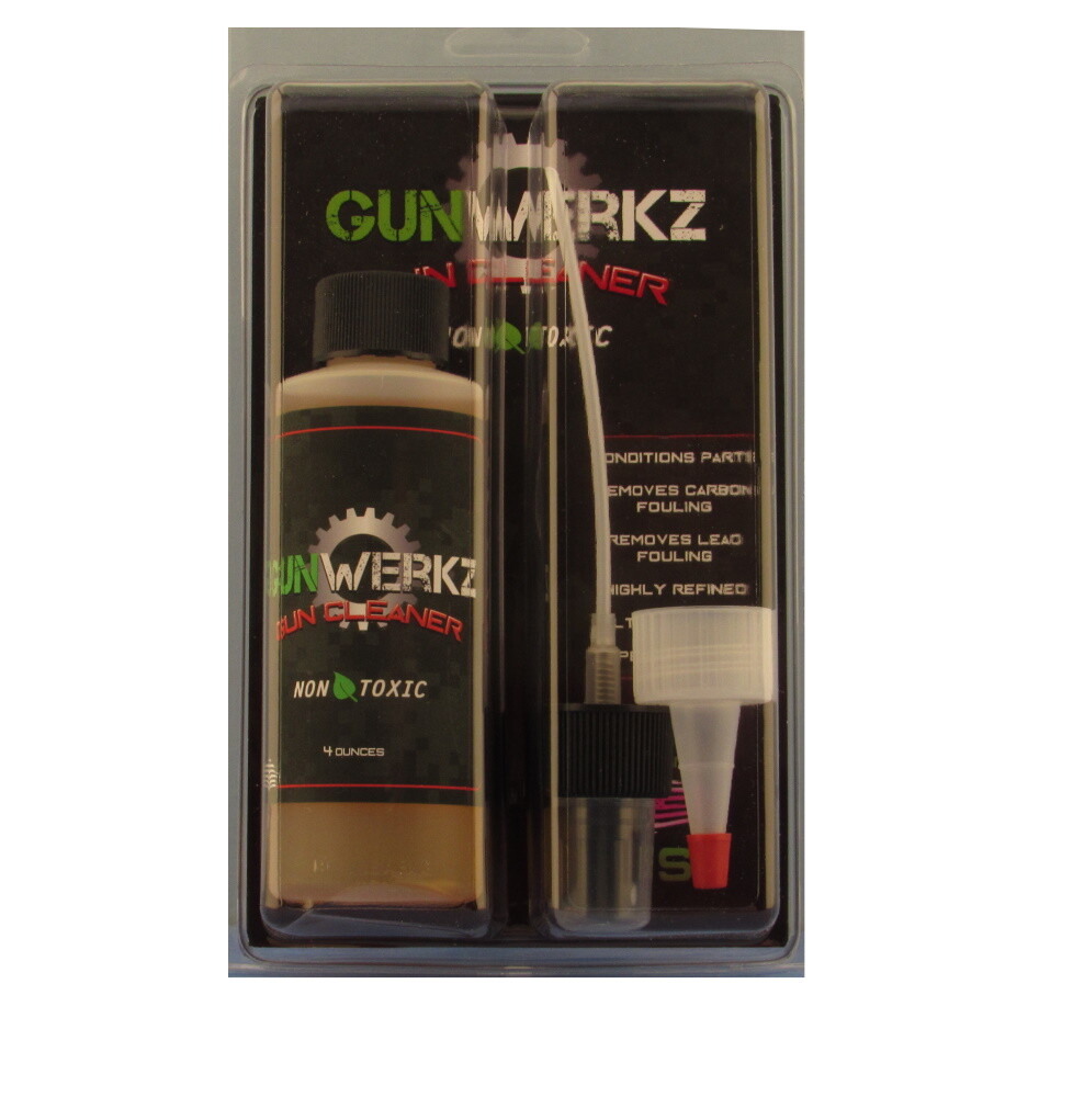 Gun Cleaner-4 oz. Gun-Werkz Non Toxic Gun Cleaning Fluid/Solvent ...