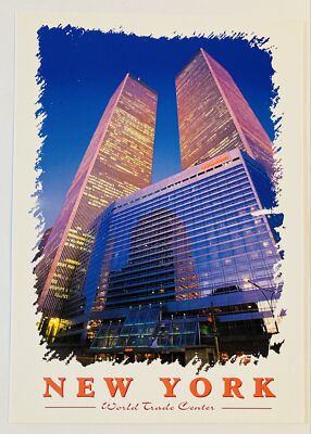 Marriott World Trade Center Postcard Twin Towers WTC 3 Pre 9/11 ...