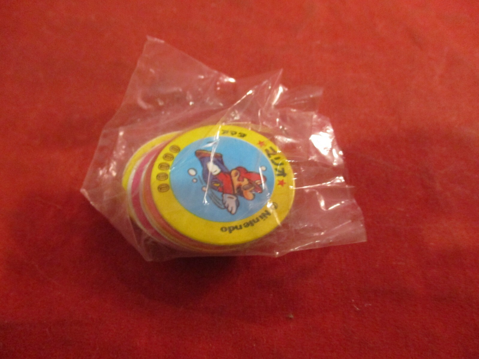 Super Mario World Super Famicom Japanese Promo Pog Caps RARE! | eBay