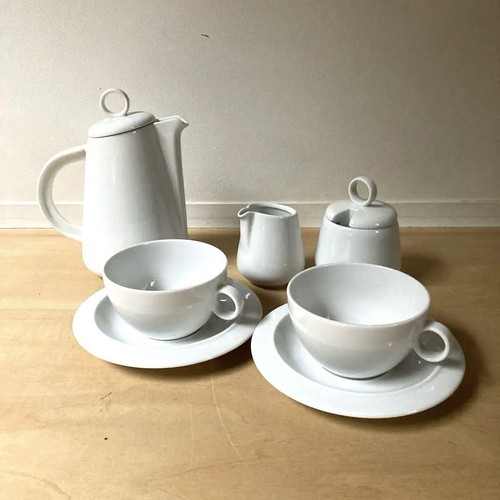 Alessi TENDENTSE Tea Set BAVERO White design Achille Castiglioni | eBay