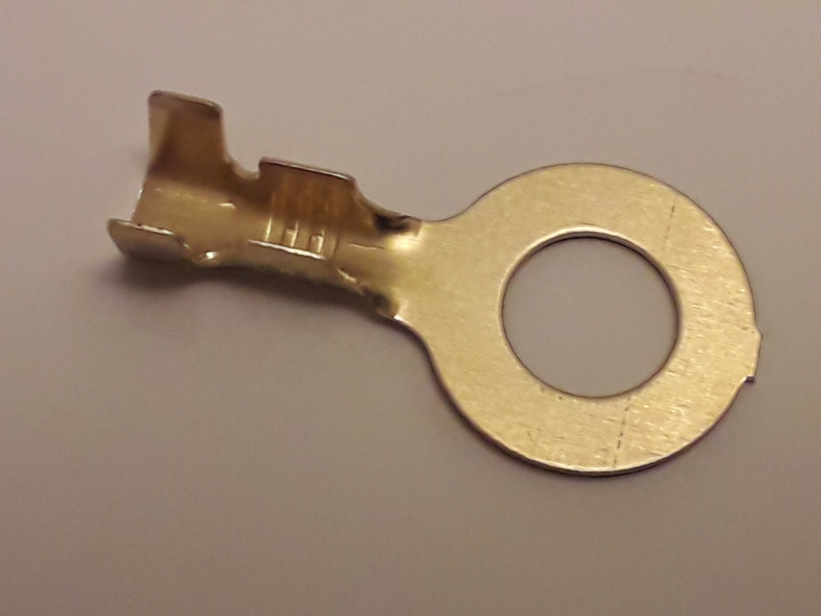 NON INSULATED BRASS RING EARTH CRIMP TERMINALS 2mm 3mm 4mm 5mm 6mm 8mm ...