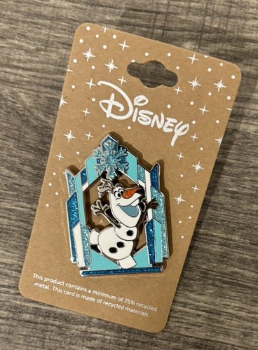 NEW ON CARD! Disney Frozen Olaf Glitter Metal Enamel Pin! | eBay