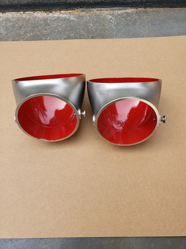 HJ Frogmouth Air Scoops fits Stromberg 97 2-5/8" Scta Ford Flathead Rat ...