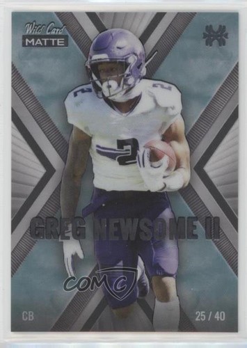 2021 MATTE X-Plode Mega Box White - Blue X /40 Greg Newsome II #MXP-19 ...