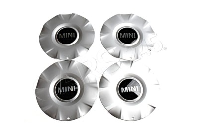 Genuine MINI R50 R52 2001-2008 Wheel Center Hub Caps 4x Silver 15" R93 ...
