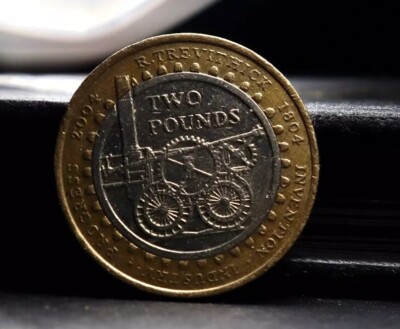 2004 STEAM LOCOMOTIVE RARE £2 Richard Trevithick 2 Pound Coin | eBay UK