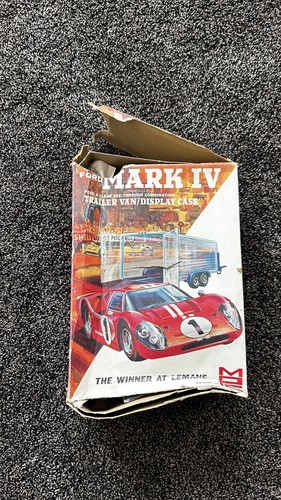 RARE MPC Ford Mark IV Trailer Van 504-300 1/25 Scale Model Kit HTF ...