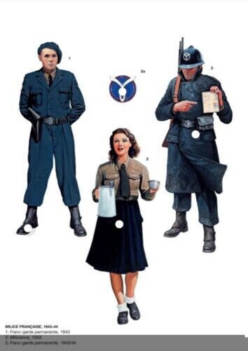 ww2 Cravate costume FFI FTP Vichy résistance beret Milice libération ...