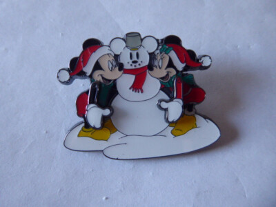 Disney Trading Pins 160045 Loungefly - Minnie and Mickey - Snowman ...