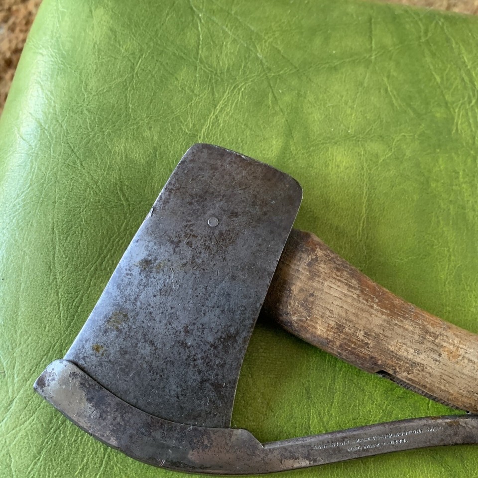 Very Early WL Marble Safety Axe Hatchet Marbles Gladstone Mi Antique ...