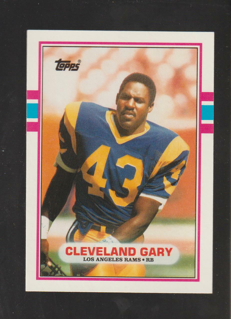 1989 Topps Traded Set Break #46T Cleveland Gary rookie card, Los ...