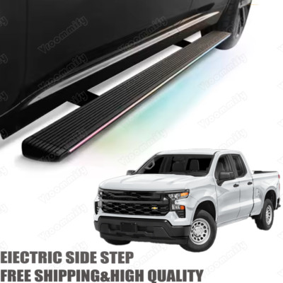 Deployable power Running Board Side Steps Fit for Chevrolet Silverado ...