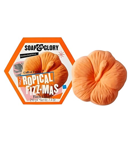 Soap & Glory Tropical Fizz Mas Bath Fizzer 210g:Novelty Xmas Bath Bomb ...