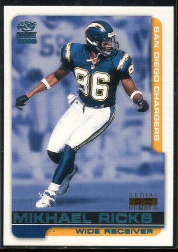2000 Pacific Trading Mikhael Ricks /75 #206 San Diego Chargers | eBay