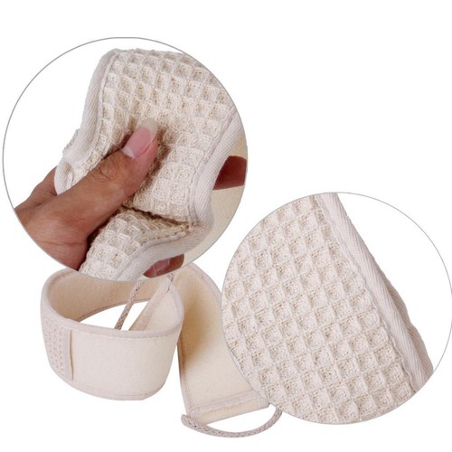 Bath Terry Cloth Back Strap Shower Sponge Scrubber | eBay