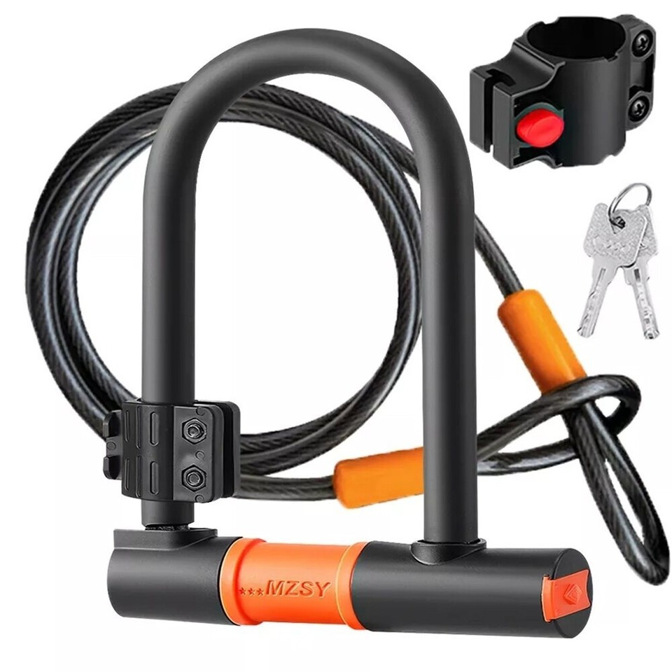 Dustproof Bicycle D Lock Anti-Theft Cycling Lock Bike Parking Supplies ...