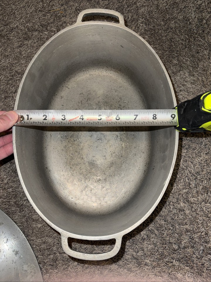 Vintage Super Maid Cookware Supreme Cast Aluminum Roaster Dutch Oven ...