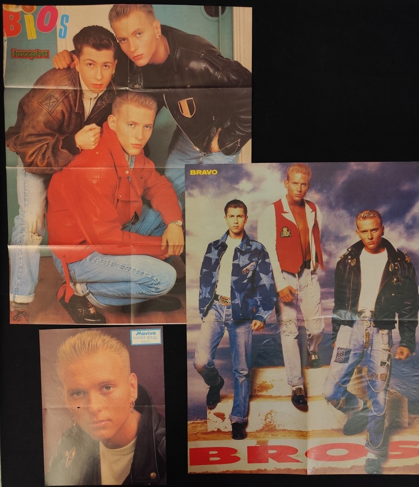 BROS Vintage Collection of Poster POP MUSIC '80s - '90s | eBay