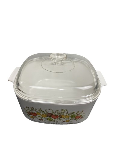 Vintage Corning Ware Spice of Life 5 Liter Casserole Dish A-5-B W/lid ...
