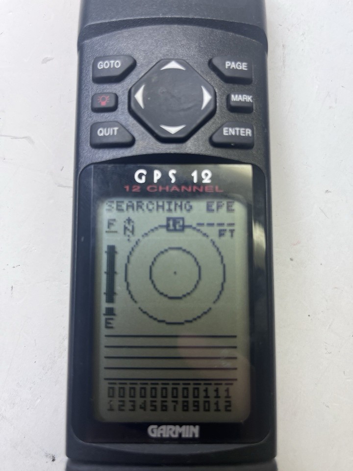 GARMIN GPS 12 Channel GPS Handheld Outdoor Hiking Navigator. Tested ...