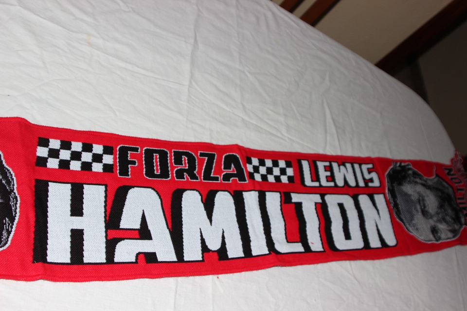 F1 Motorsport Scarf "FORZA LEWIS HAMILTON" FERRARI 2025/26 | eBay