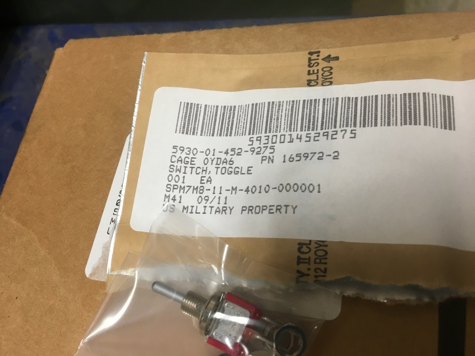 C&K Components 7105 Toggle Switch Momentary Spdt 2A 250V 5A 120V Lot of ...