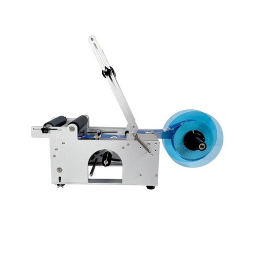 MT-50 Round Bottle Labeling Machine Paper Plastic Jar Pot Labelling ...
