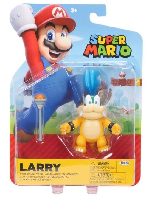 Jakks Pacific 42675 World of Nintendo 4in LARRY KOOPA w/ MAGIC WAND ...