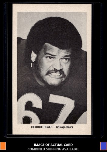 1971 Chicago Bears Team Issue #NNO George Seals Chicago Bears NM | eBay