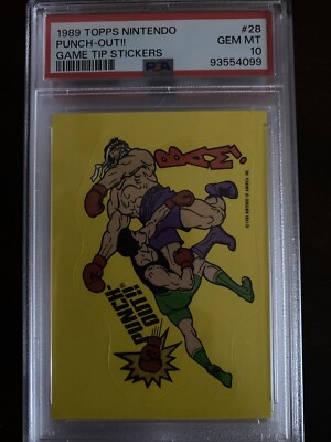 PSA 10 - 1989 Topps Nintendo Game Pack Top Secret Tips Sticker #28 ...