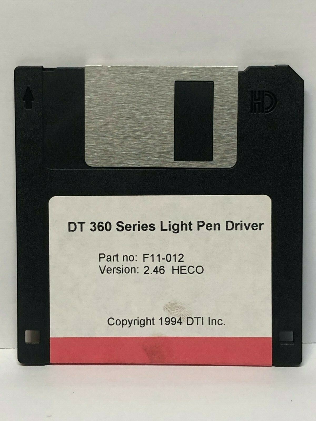 Hunter F11-012 WinAlign Alignment Floppy Disk DT 360 Light Pen Software ...